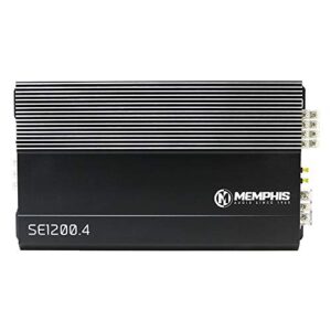 memphis audio se1200.4 street edge 1200w 4-channel car audio amplifier