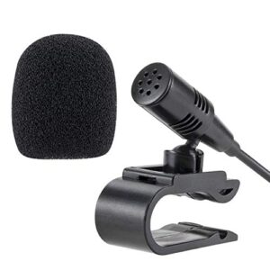 galabox 2.5mm microphone mic portable external assembly for car vehicle head unit bluetooth enabled audio stereo radio gps dvd