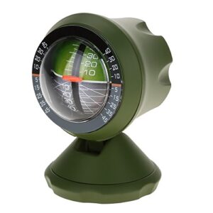 car compass,outdoor multifunction car inclinometer angle slope meter balancer compass camp measure equipment slope meter analog tilt meter