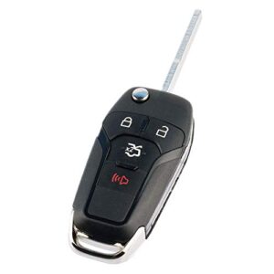 flip key for 2013-2016 ford fusion keyless entry remote fob (n5f-a08taa 164-r7986)