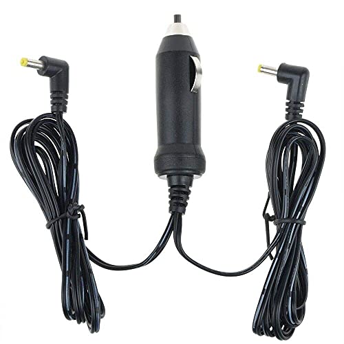 Yustda Car DC Adapter Compatible with Sylvania DVD Player 7" 9" 10" Sdvd7002 Sdvd7002b Sdvd7011 Sdvd7002 Sdvd7012 Sdvd7014 Sdvd7014bj Sdvd7015 Sdvd7015-a Sdvd7018 Sdvd7020 Sdvd7024 Sdvd7024b Sdvd7025