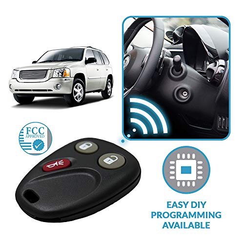 Keyless2Go Replacement for Keyless Entry Envoy Trailblazer Ascender Bravada MYT3X6898B - 2 Pack