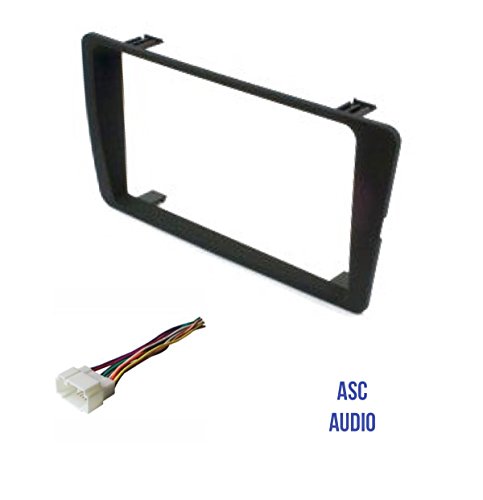 ASC Audio Car Stereo Dash Kit and Wire Harness for Installing a Double Din Radio for 2001 2002 2003 2004 2005 Honda Civic (excludes SI and SE Models)