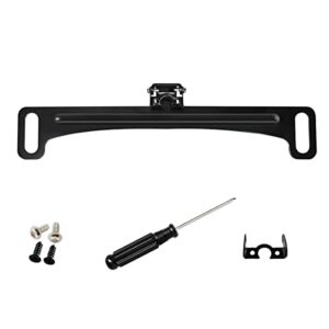 universal reverse camera metal bracket, backup camera bracket for dash cam mirror camera kit, stable car rear view camera license plate bracket mount only for us license plate