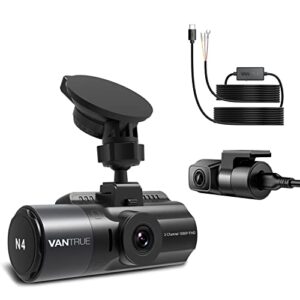 bundle: vantrue n4 three channel dash cam + type c usb port hardwire kit