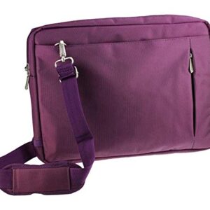 Navitech Purple Carry Case/Cover Bag Compatible with The Portable DVD Players Including The UEME 9"