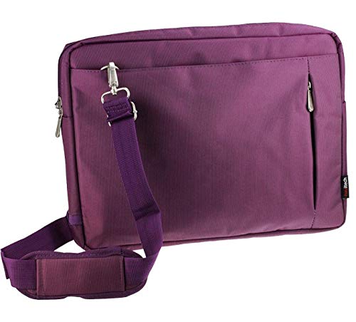 Navitech Purple Carry Case/Cover Bag Compatible with The Portable DVD Players Including The UEME 9"