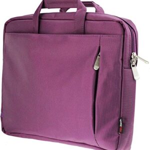 Navitech Purple Carry Case/Cover Bag Compatible with The Portable DVD Players Including The UEME 9"