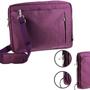 Navitech Purple Carry Case/Cover Bag Compatible with The Portable DVD Players Including The UEME 9"