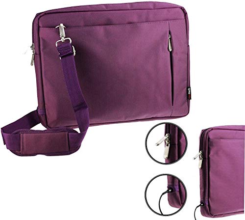 Navitech Purple Carry Case/Cover Bag Compatible with The Portable DVD Players Including The UEME 9"