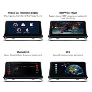 XTRONS 10.25 Inch IPS Touch Display Car Stereo Android 12 GPS Navigation System Octa Core Multimedia Video Player Built-in DSP Car Play Android Auto Support 4G LTE WiFi DVR for BMW X5 X6 E70 E71 CCC