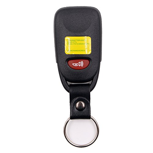 Keyecu Transmitter Remote Key Fob 2 Button+Panic 315MHz for Hyundai Santa Fe 2007-2012