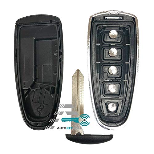 Auto Key Max Uncut Remote Case Shell ONLY Replacement for Ford Edge Escape Explorer Focus Flex Taurus Fusion Lincoln MKS MKT MKX M3N5WY8609 (1)