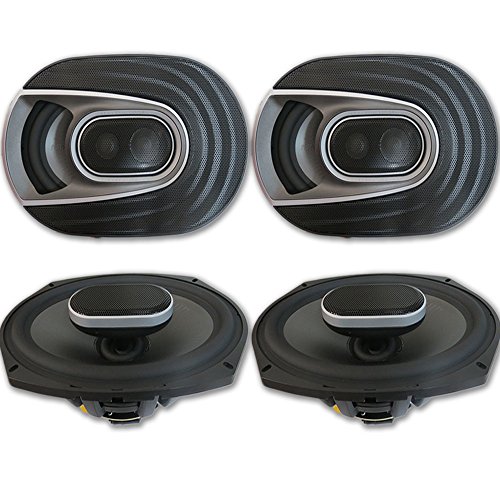 4 x Polk Audio MM 6x9 Inch 3-way Car Audio Boat Motorcycle Ultra Marine Speakers 6x9"