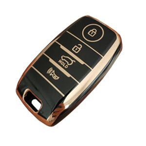 qixiubia for kia key fob cover shell protector case keyless remote smart key holder fit for kia soul carnival sedona niro sorento sportage rio forte optima cerato koup