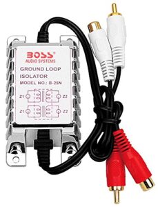 boss audio systems ground loop isolator b25n noise filter for car audio systems