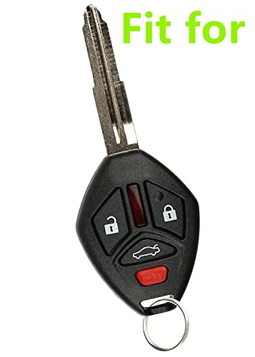 Smart Key Fob Cover Case Protector Keyless Remote Holder for Reference: Mitsubishi Eclipse 2006-2012, Endeavor 2006-2011, Galant 2006-2012, Lancer 2007-2013, Outlander 2007-2013 4buttons