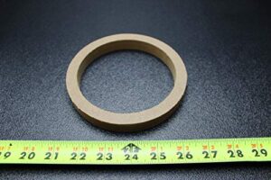 1 mdf speaker ring spacer 5.25 inch wood 3/4 thick fiberglass box ring-5.25r