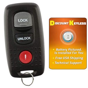 for 04-06 mazda 3, 03-05 mazda 6 keyless entry remote key fob 41846, kpu41846