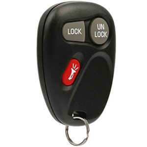 2001 2002 key fob keyless entry remote fits cadillac escalade/chevy avalanche s10 silverado suburban tahoe/gmc sierra sonoma yukon (koblear1xt, 15042968)