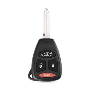 Keyless Remote Key Fob Replacement Fits Chrysler 300 2005-07/ Aspen 2007-09/Dodge Charger 2006-07/Durango 2007-09/Grand Cherokee 2005-07/Jeep Commander 2006-07 (KOBDT04A, OHT692427AA)