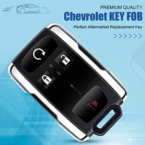 Car Key Fob Fit for Chevy 2014-2020 Silverado 1500 2500 3500, Chevrolet Colorado 2015-2021 Keyless Remote Compatable with GMC 2014-2020 Sierra 1500 2500 3500, GMC 2015-2021 Canyon (M3N32337100)