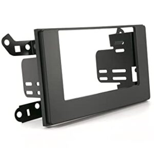 Scosche TA2121B Compatible with 2016-Up Toyota Tacoma Premium Model ISO Double DIN w/ Pocket Dash Kit Black