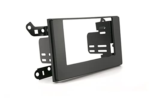 Scosche TA2121B Compatible with 2016-Up Toyota Tacoma Premium Model ISO Double DIN w/ Pocket Dash Kit Black