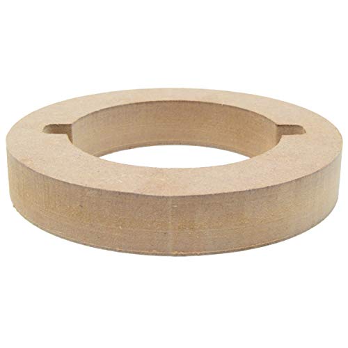 Custom MDF Tweeter Adapter Rings 2.91" ID x 4.33" OD Car Audio Installation (1 Pair)