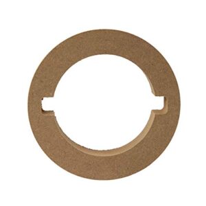 Custom MDF Tweeter Adapter Rings 2.91" ID x 4.33" OD Car Audio Installation (1 Pair)