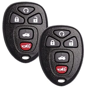 remote key fob replacement fits for chevy malibu 2004 2005 2006 2007 2008 2009 2010 2012 cobalt pontiac g5 g6 grand prix buick lacrosse saturn aura sky keyless entry remote control 22733524 kobgt04a