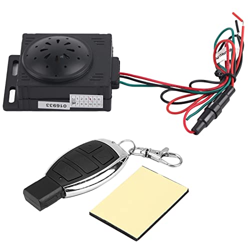 Anti-Theft Security Alarm System with Remote Control 9-16V Universal for Most Motorcycle