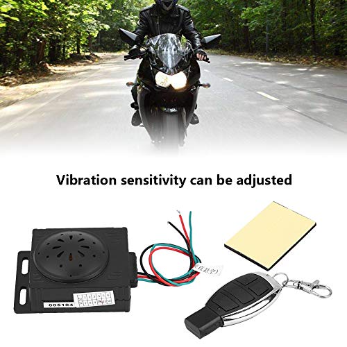 Anti-Theft Security Alarm System with Remote Control 9-16V Universal for Most Motorcycle