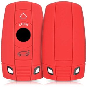 kwmobile key cover compatible with bmw – red