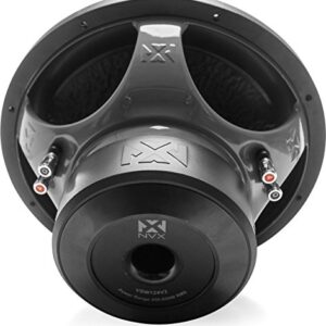 NVX VSW104V2 10" 500 watt RMS 1000 watt Peak Professional Grade VS-Series Dual 4-ohm Car Subwoofer