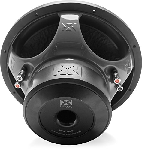 NVX VSW104V2 10" 500 watt RMS 1000 watt Peak Professional Grade VS-Series Dual 4-ohm Car Subwoofer