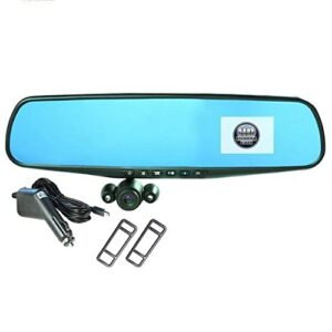 lobonbo hd mirror cam as seen on tv car dvr 350 hd dashcam recorder 360-degree rotating viewing angle driving recorder