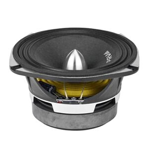 PRV AUDIO 6x9 Inch Midrange Speaker 69MR500-PhP-4 500 Watts Program Power, 4 Ohm, 1.5 in Voice Coil, 250 Watts RMS Pro Car Audio Loudspeaker (Single)