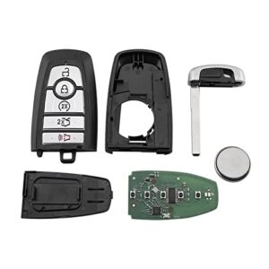 Key Fob Replacement Compatible for Proximity Remote for Ford Ford Edge 2017 2018 2019 2020 2021 2022 Mustang 2018-2022 Fusion 2017-2021 Lincoln Continental Bronco 5 Button M3N-A2C93142600 164-R8149