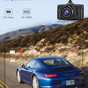 Dash Cam for Cars 1080P FHD 2022 Car Dash Camera for Cars CHORTAU 3 inch Dashcam with Night Vision,170°Wide Angle, Parking Monitor, Loop Recording, G-Sensor