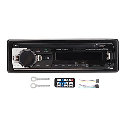 Multimedia Car Stereo Receiver, Car Radio AI Voice Control LED Display, Bluetooth Hands Free Calling, Support MP3 WMA WAV, USB2.0 Car MP3 Player Audio Systems