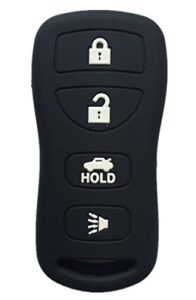 rpkey silicone keyless entry remote control key fob cover case protector replacement fit for fx35 fx45 g35 i35 q45 qx56 350z altima armada maxima quest sentra kbrastu15 28268-c991a 28268-zb700