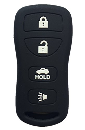 Rpkey Silicone Keyless Entry Remote Control Key Fob Cover Case protector Replacement Fit For FX35 FX45 G35 I35 Q45 QX56 350Z Altima Armada Maxima Quest Sentra KBRASTU15 28268-C991A 28268-ZB700