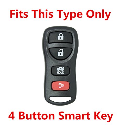 Rpkey Silicone Keyless Entry Remote Control Key Fob Cover Case protector Replacement Fit For FX35 FX45 G35 I35 Q45 QX56 350Z Altima Armada Maxima Quest Sentra KBRASTU15 28268-C991A 28268-ZB700