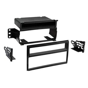 metra 99-7610b nissan versa/juke single or double din dash kit , black