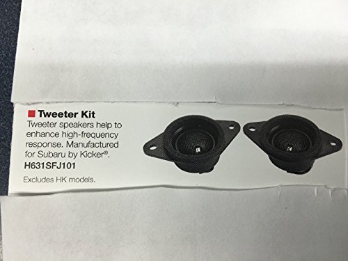 Genuine Subaru Tweeter Kit by Kicker Wrx STi Forester Crosstrek Impreza H631SFJ101 NEW