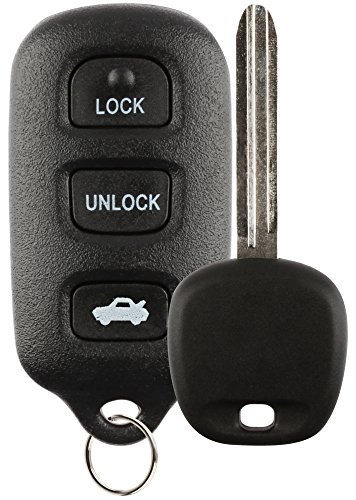 Discount Keyless Replacement Trunk Key Fob Car Keyless Remote and Uncut Ignition Key Compatible with HYQ12BBX, ID 4C