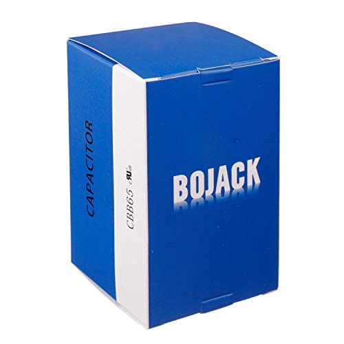 BOJACK 30 uf MFD 370V 450V AC Motor and Fan Starting Round Capacitor 50/60 Hz CBB65 10000 AFC