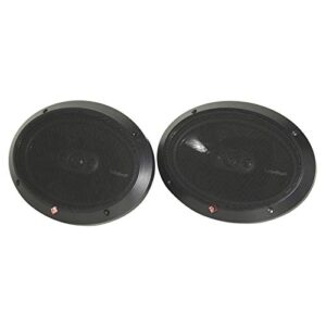 (4) Rockford Fosgate P1694 600 Watt 6x9" Punch Series 4-Way Car Audio Speakers - FlexFit basket design - OEM adapter plate included-PEI dome tweeter-Butyl midrange rubber surround