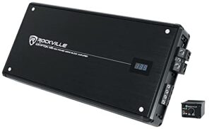 rockville krypton-m5 8000 watt peak / 2000w rms mono 1 ohm car amplifier amp